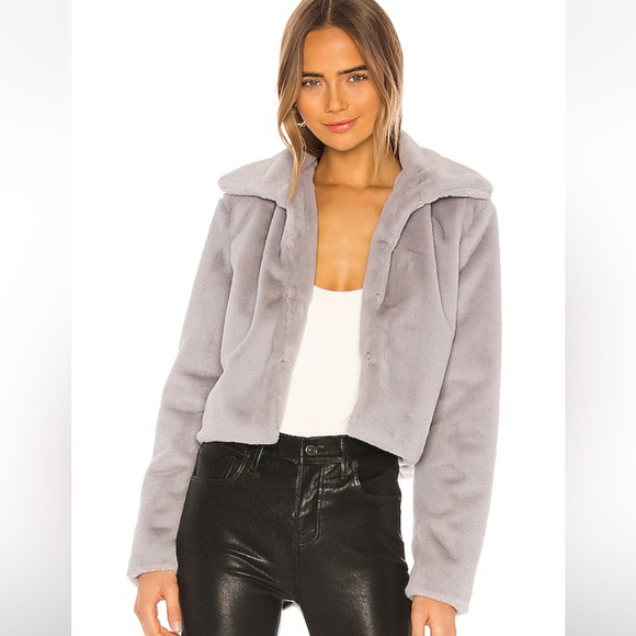 Jackets & Coats | Superdown Tianna Faux Fur Jacket Grey | Poshmark